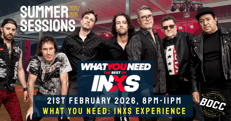 What You Need: INXS Experience – Byford & District Country Club Events